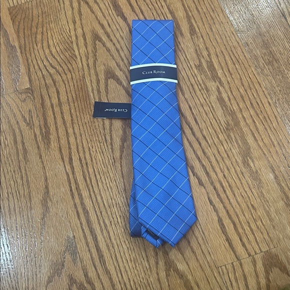 Club Room | Accessories | Club Room Royal Blue Diamond Pattern Tie ...